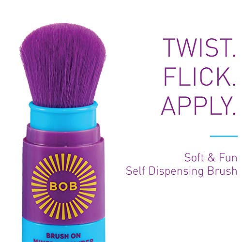 BOB KIDS Brush On Mineral Powder Sunscreen Broad Spectrum, Easy to Apply for Kids and Babies, SPF 30