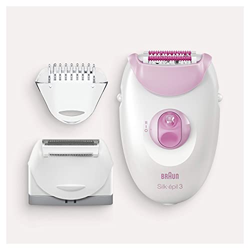 Braun Epilator Silk-epil 3 3-270, Hair Removal for Women, Shaver & Trimmer