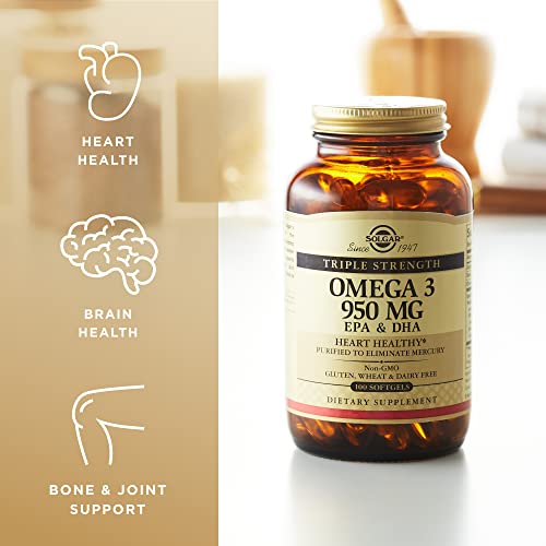 Solgar Omega 3 950 100 softgels - 2 Bottles
