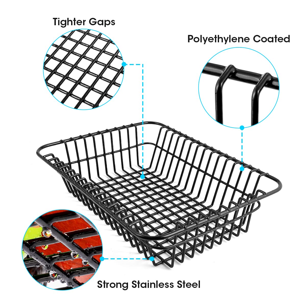 Aieve Cooler Basket for YETI Cooler Accessories, Wire Cooler Rack Storage for YETI Tundra Haul YETI Cooler with Wheels