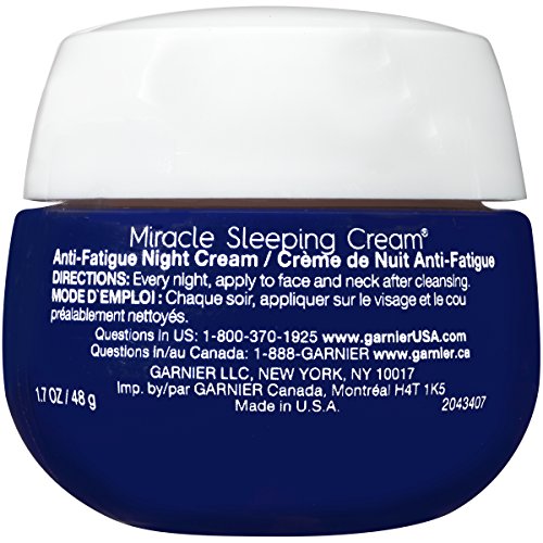 Garnier SkinActive Miracle Anti-Fatigue Night Cream, 1.7 Ounce