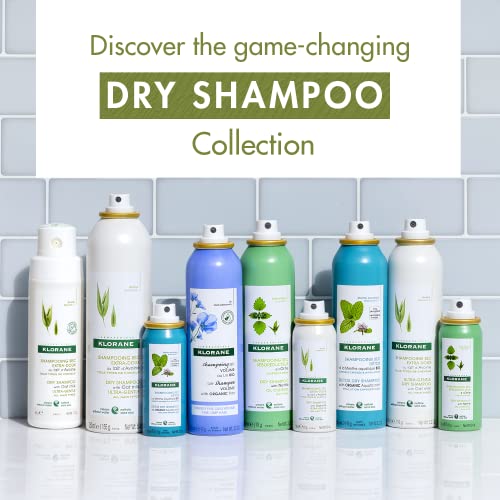 Klorane - Dry Shampoo With Oat Milk - Gentle Formula Instantly Revives Hair - Paraben & Sulfate-Free - 3.2 fl. oz.