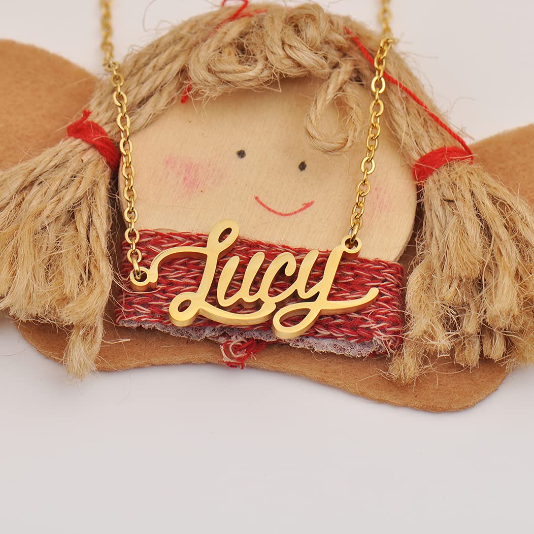 Logan Name Tag Necklaces for Her His Friends Familys Relationship Memory Jewelry Gift