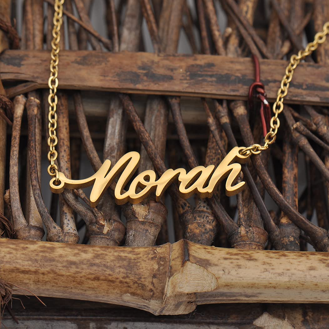 Logan Name Tag Necklaces for Her His Friends Familys Relationship Memory Jewelry Gift