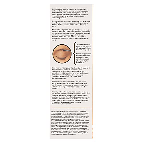 Grande Cosmetics GrandeBROW Brow Enhancing Serum, 0.1 Fl Oz