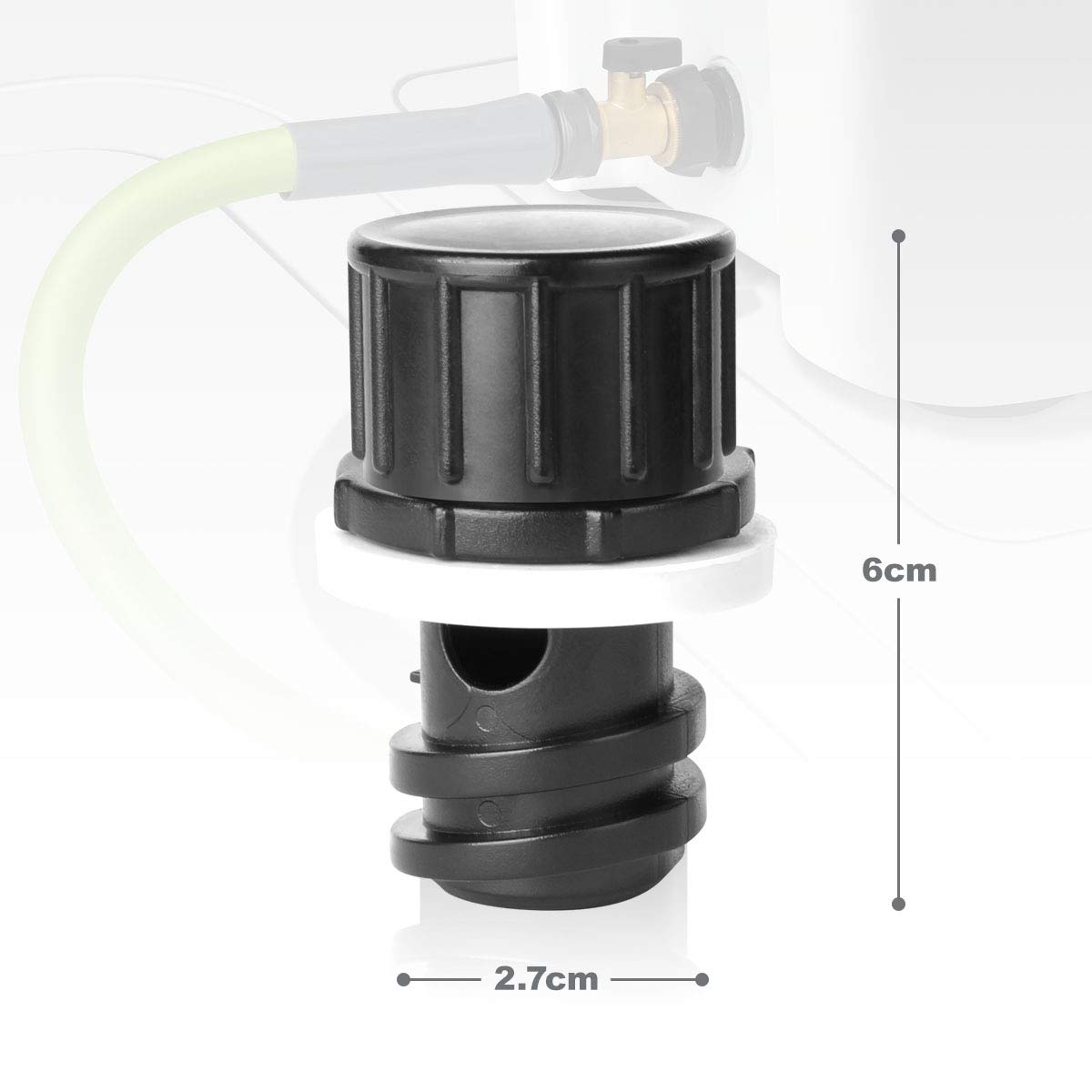 Aieve Drain Plug Hose Connection for YETI Cooler, Cooler Drain Plug Replacement for YETI, Cooler Plug Replacement for YETI Chest