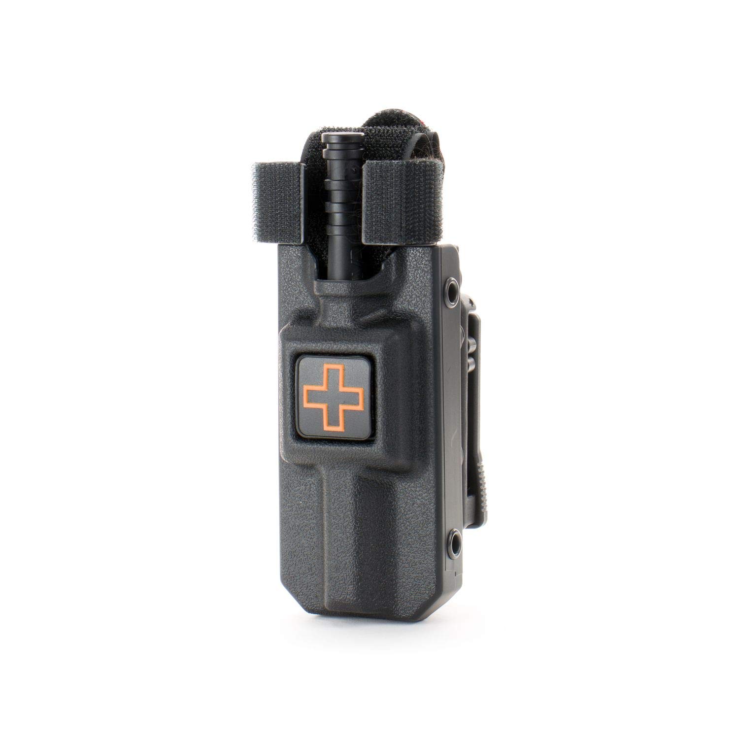 Eleven 10 Rigid TQ Case for C-A-T Tourniquet, Black, MOLLE Attachment - Tourniquet Included