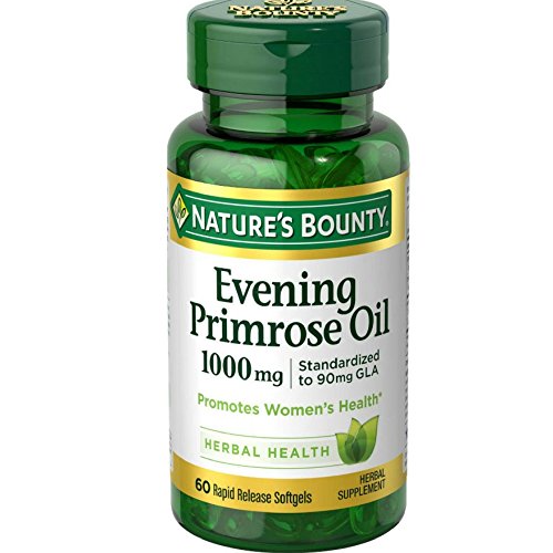 Nature's Bounty Evening Primrose Oil, 90mg, 60 Softgels (Pack of 3)