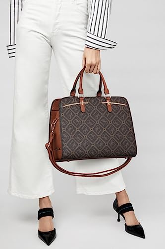 Women Handbag Wallet Tote Shoulder Hobo Bag Top Handle Satchel Purse Set 2pcs with 3 Compartments