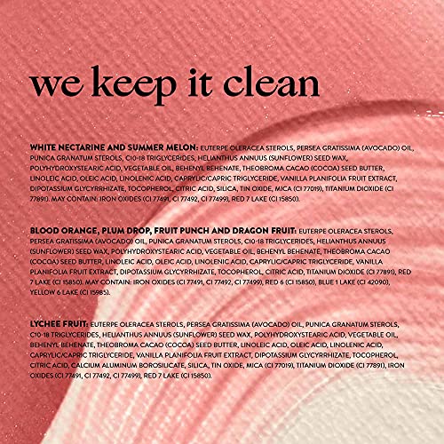 Honest Beauty Tinted Lip Balm | Antioxidant-rich Acai Extracts + Avocado Oil | EWG Certified, Vegan, Cruelty Free | Blood Orange