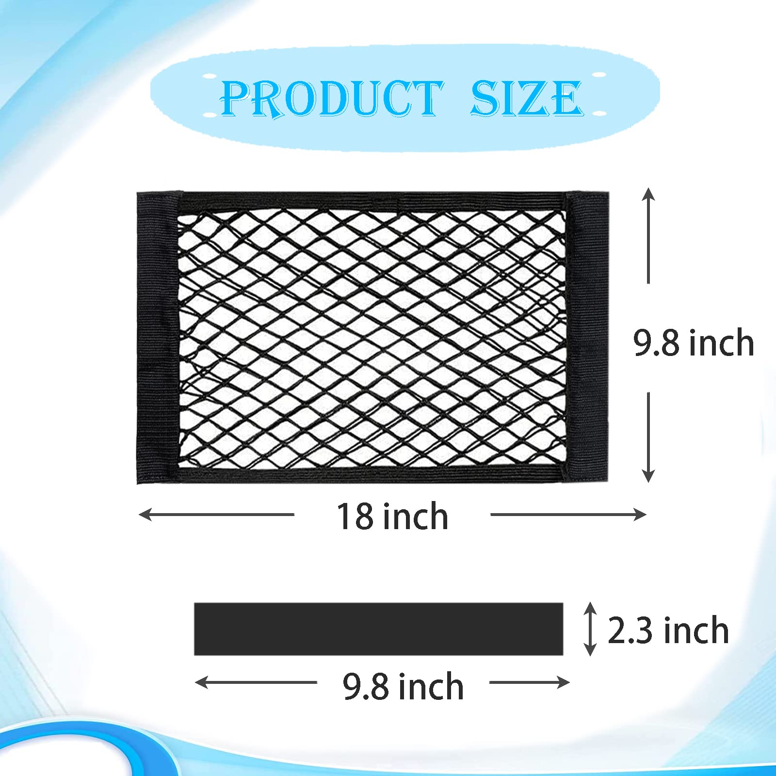 2 Pack Cooler Storage Nets for Dry Storage and Organization Cooler Organizer Camping Cooler Accessories Durable and Resilient