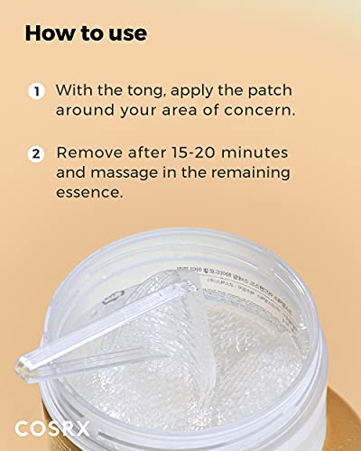 COSRX Advanced Snail Hydrogel Eye Patch 60 Patches (3.17 oz) | Eye treatments | Fine Line, Undereye, Revitalize, Refresh, Korean Skincare