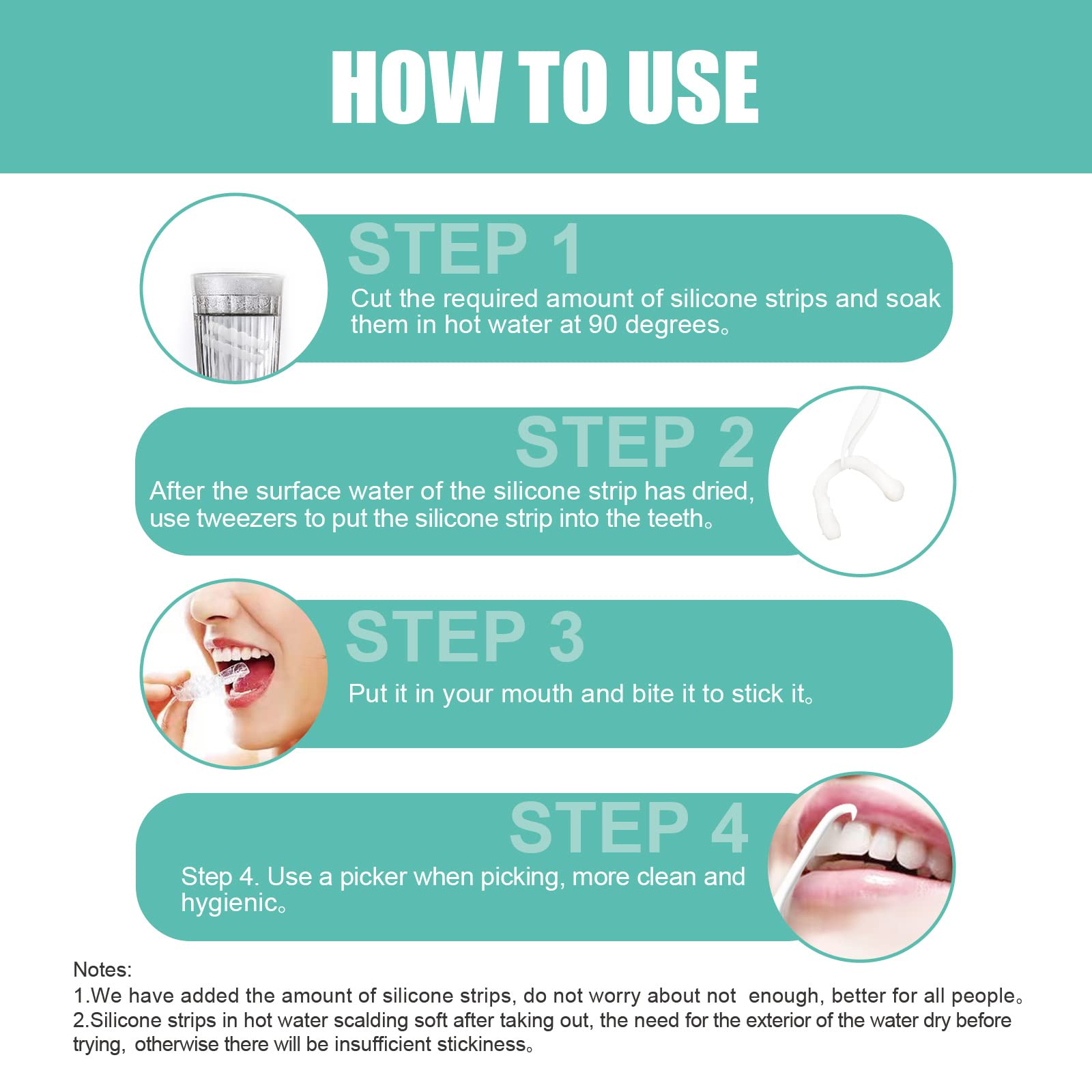 2 Pairs Snap on Dentures for Women with Missing Teeth, Veneers Snap in Teeth for Men, Comfort Confident Smile Cover The Imperfect Teeth