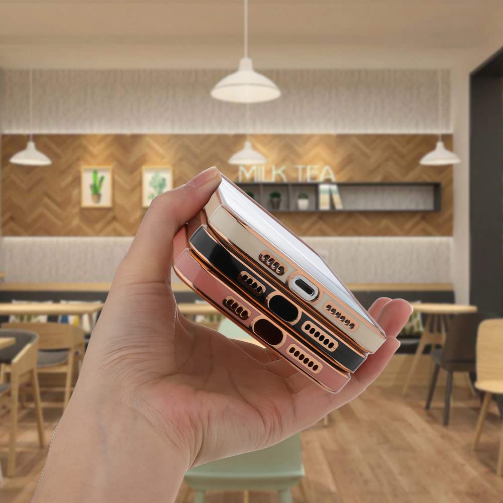 Bonoma Compatible with iPhone XR Case Love Letter Graphic Plating Electroplate Luxury Elegant Case Camera Protector Soft TPU Shockproof Protective Back Cover iPhone XR Case -White