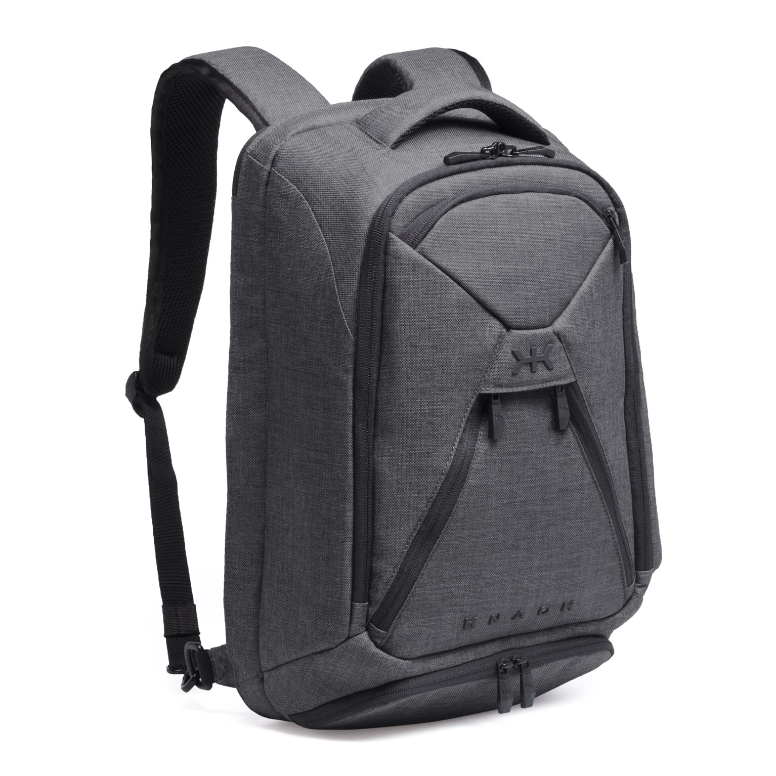 Knack Series 1 Laptop Backpack Fits up to 13 Inch - Knack Bags Carry-On Backpack, TSA Approved, Expandable Travel Backpacks (Savile Gray, Small)