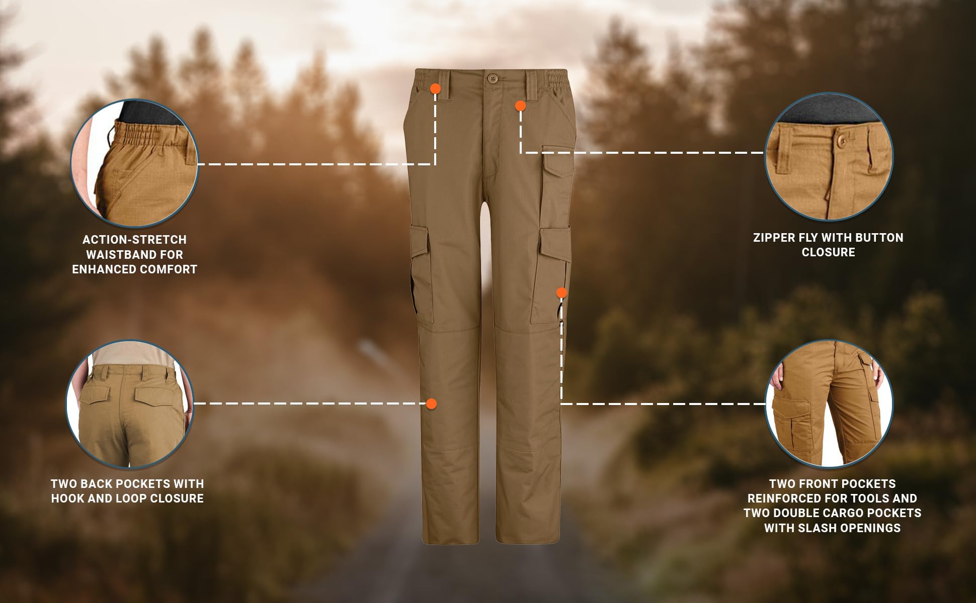 Propper Women's Uniform Tactical Pant, Coyote, Size 10 Unhemmed