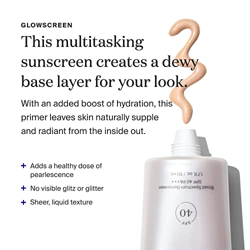 Supergoop! SPF Bestsellers Starter Kit - Reef-Friendly, Broad Spectrum Sunscreen for Face & Body - Includes Play Everyday Lotion SPF 50, Unseen Sunscreen, Glowscreen SPF 40 & Reusable Pouch