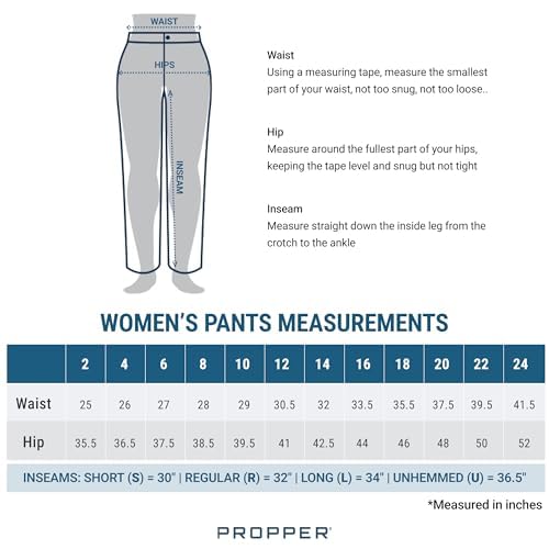 Propper Women's Uniform Tactical Pant, Coyote, Size 10 Unhemmed
