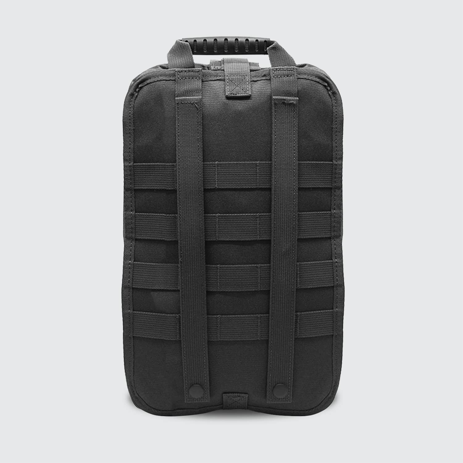 MediTac Large Hawk Type Tactical Trauma Bag Feat. Hook-and-loop Fastener Bag Backpack, MOLLE Bag Rucksack Pack - Black
