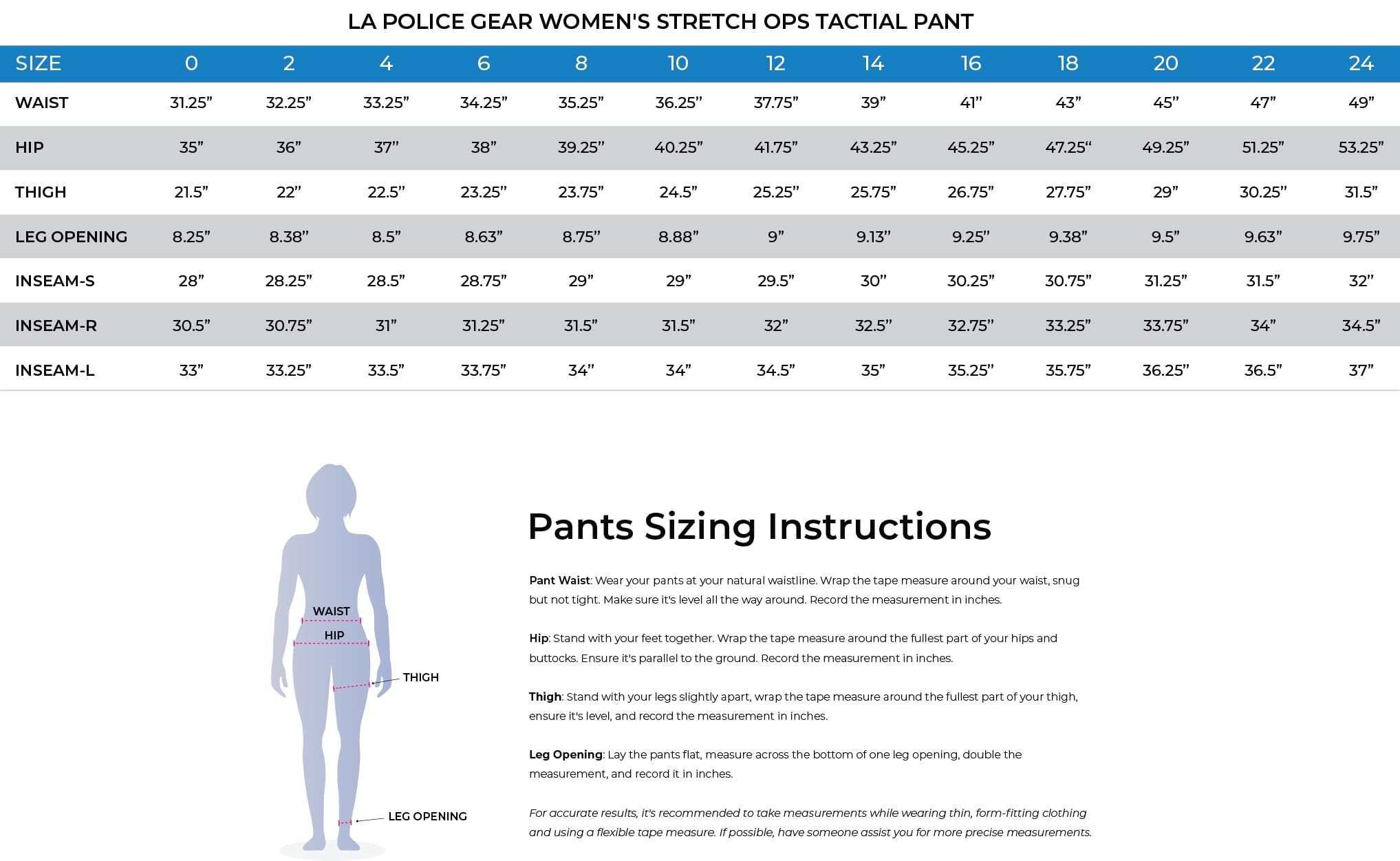 LAPG Women's Gear Stretch Tactical Pants, 7 Pocket Cargo Pants for Women, Durable Flex Ladies Work Pants for Outdoor & Hiking, Navy, 20 Regular