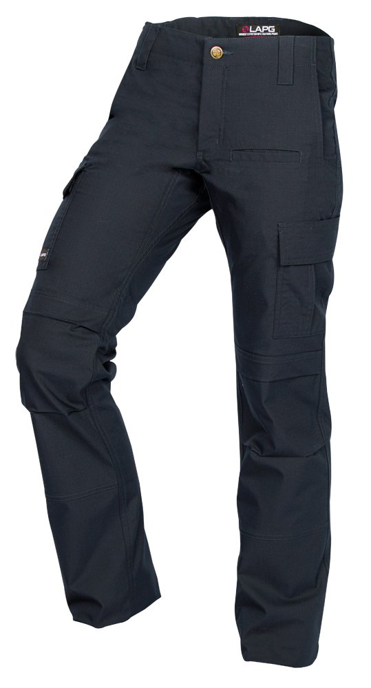 LAPG Women's Gear Stretch Tactical Pants, 7 Pocket Cargo Pants for Women, Durable Flex Ladies Work Pants for Outdoor & Hiking, Navy, 20 Regular