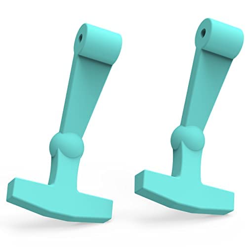 ALIENSX Universal Replacement Lid Latches for Yeti Tundra and Roadie Coolers, Durable Rubber T-Latch Design, Helps Save Fingers/Knuckles, fits Yeti, RTIC & Other Related Coolers (Aqua)