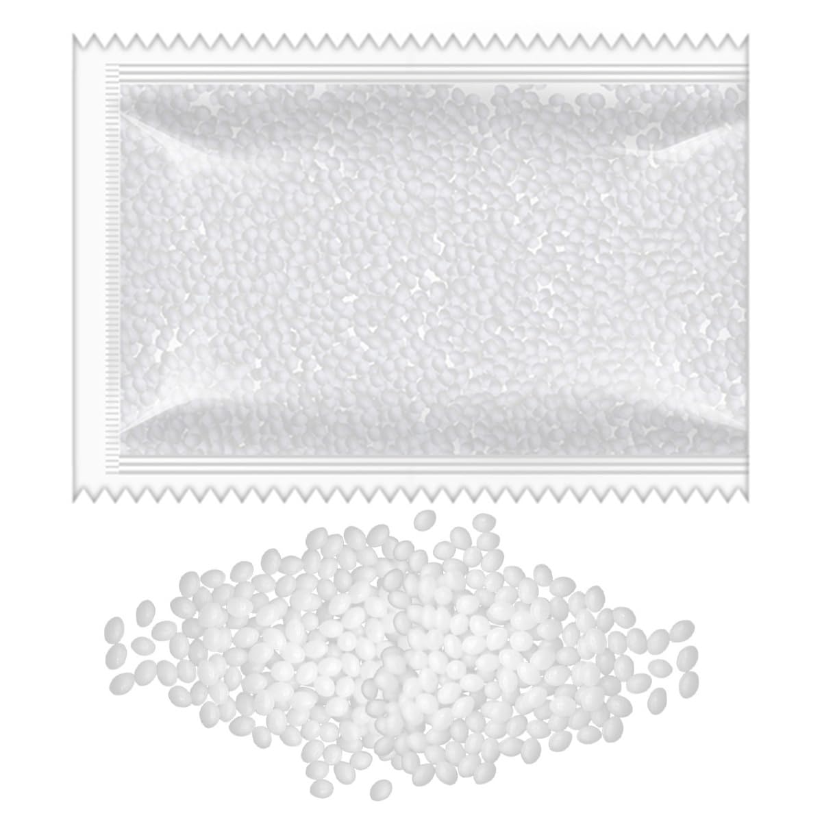 Temporary Fake Tooth Cap Crown,140 Pieces Front Teeth with Thermal Beads Cap Filler for Teaching or DIY