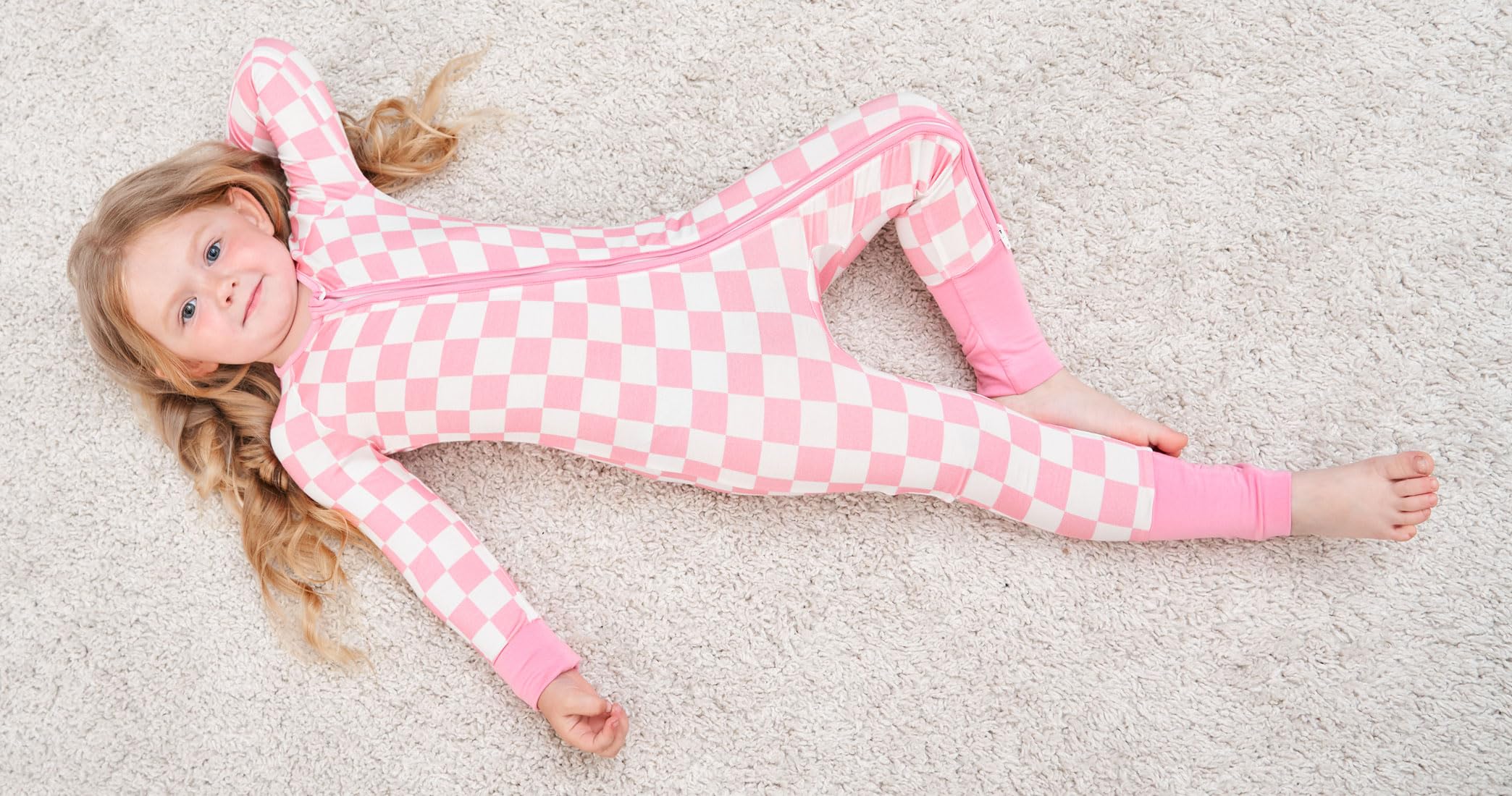 SUZEL Baby Viscose from Bamboo Pajamas - Infant Boys Girls Footless Zippy Pjs Sleep 'N Play Clothes - One Piece Romper (Pink, 3-6M)