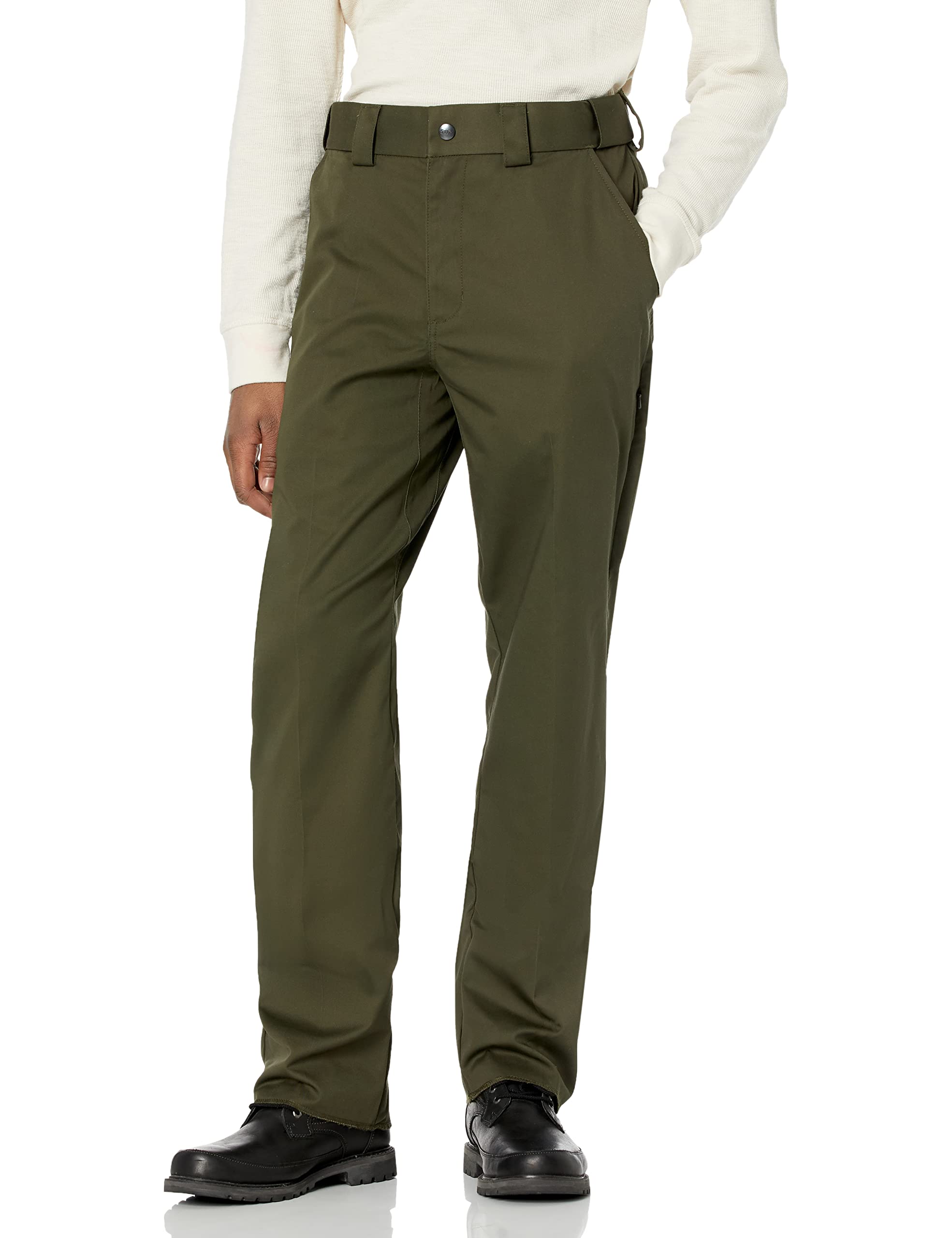 5.11 Tactical Men's Twill PDU Class A Pants, Regular Fit, Permanent Creases, Style 74338, Midnight Navy, Size 32