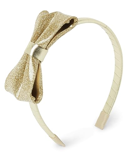 Gymboree,and Toddler Headbands and Hair Accessories,Gold Bow,One Size