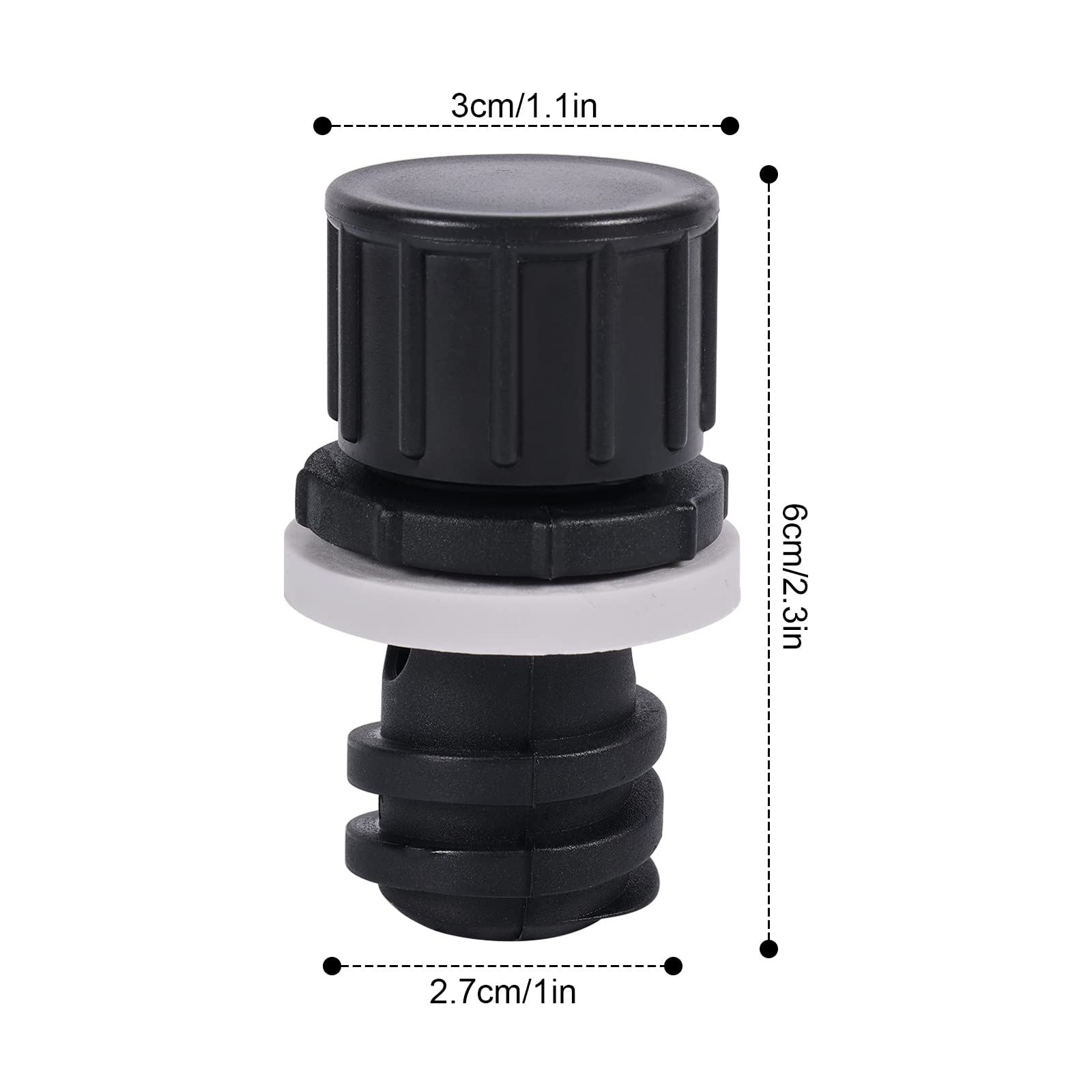 Cooler Drain Plug, Drain Plug Hose Connection Replacement Cooler Drain Plug Compatible with Yeti's Line of Roadie, Tundra, Roadie Cooler and Tank Coolers