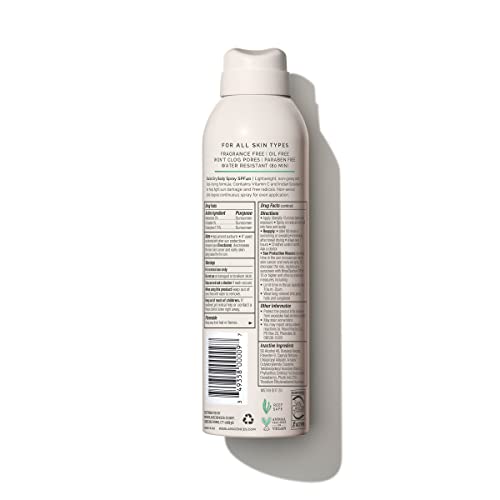 MDSolarSciences Quick Dry Body Spray SPF 40, Non-Greasy, Fast-Drying Sunscreen Spray Provides 80 Minutes of Water-Resistant Broad Spectrum Sun Protection, 6 Fl Oz