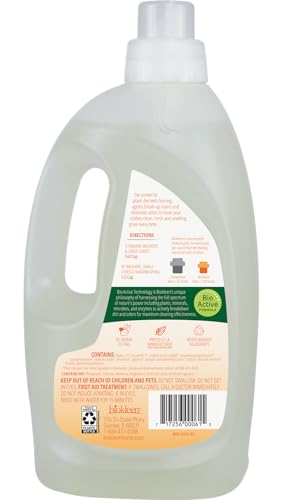 Biokleen Natural Laundry Detergent - 128 HE Loads - Liquid, Concentrated, Eco-Friendly, Non-Toxic, Plant-Based, No Artificial Fragrance or Preservatives, Citrus Essence