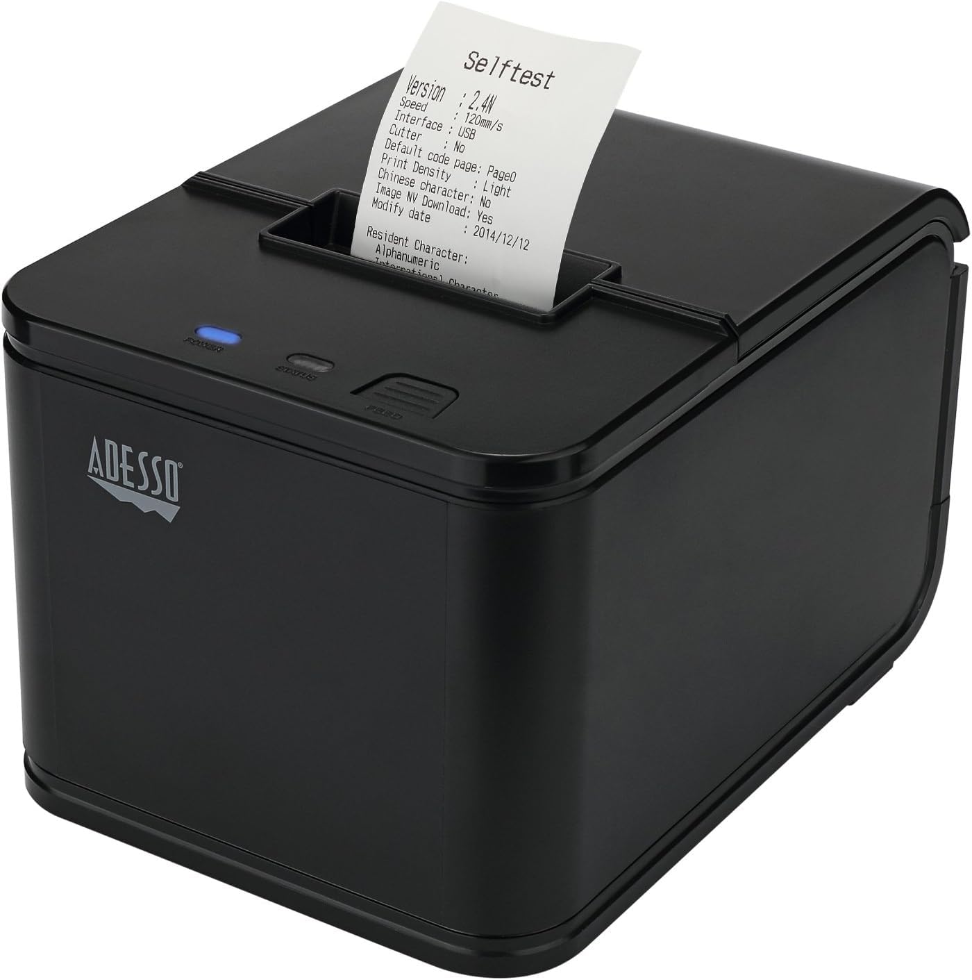 Adesso NuPrint 210-2" Thermal Receipt Printer, Black
