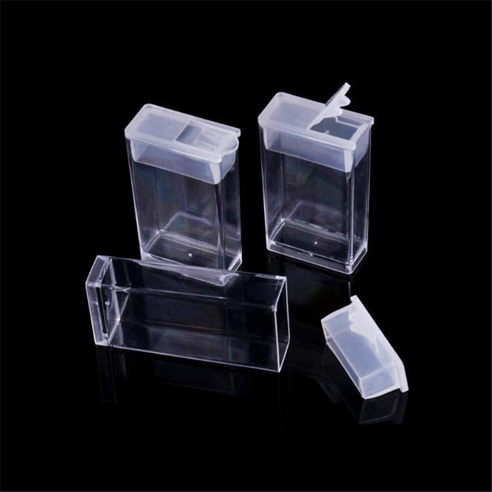 64 Slots Transparent Diamond Beads Container Rhinestone Daimond Stone Organizer Storage Case Diamond Painting Accessory Storage Box Diamond Painting Cross Stitch Resin Rhinestone Display Box