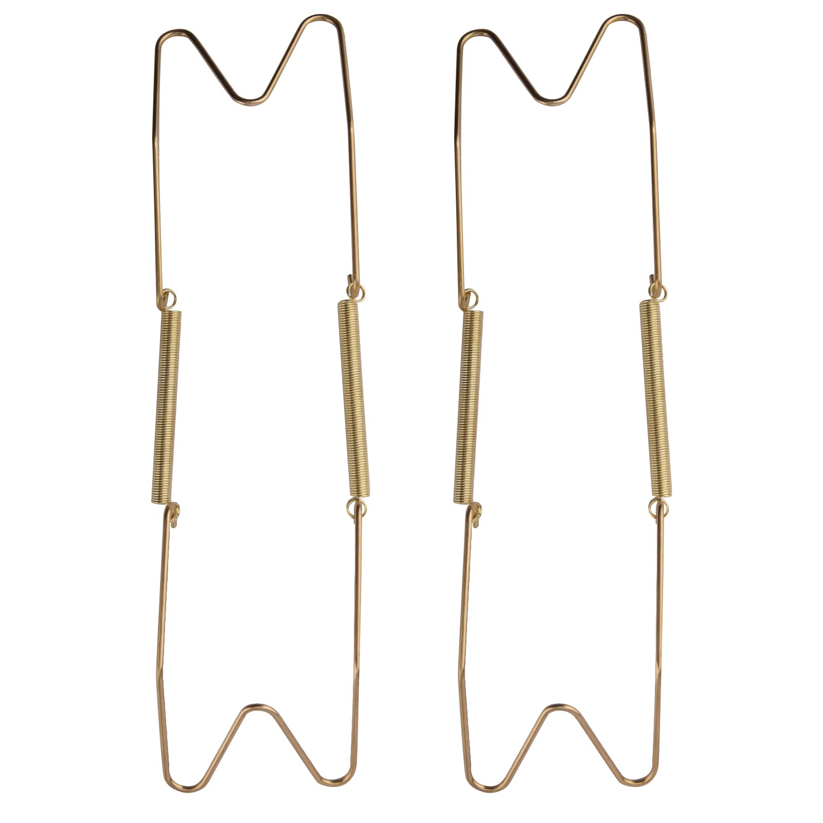 2 Pieces Wall Plate Hanger Decorative Dish Holder 8Inch/10Inch/12Inch/14Inch/16Inch Invisible Plate Dish Hanger Wall Display Hooks Home Decor (12 Inch)