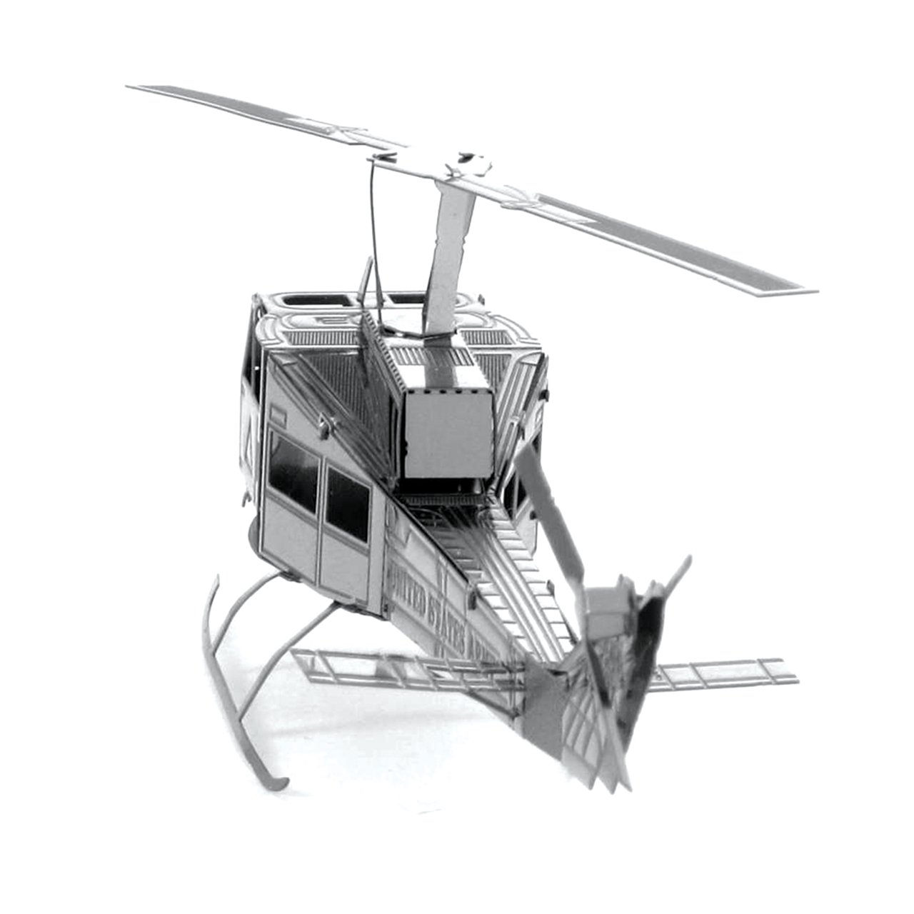 Metal Earth Huey UH-1 Helicopter 3D Metal Model Kit Fascinations