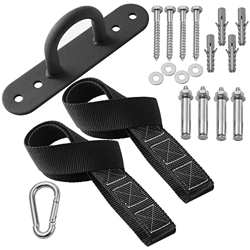 Philosophy Gym 40 Foot Exercise Battle Rope 2 Inch Diameter with Cover and Anchor Kit
