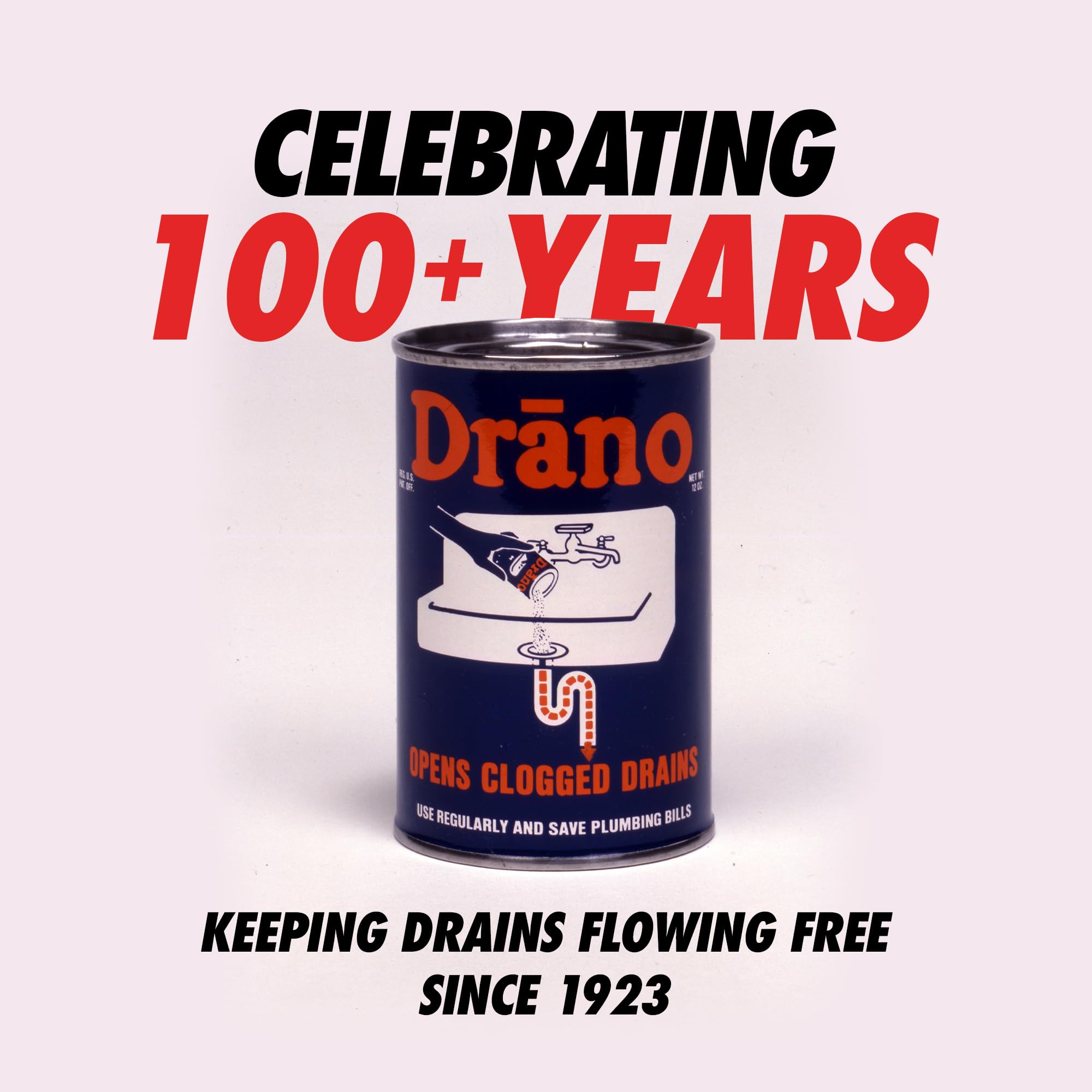 Drano Max Gel Drain Clog Remover and Cleaner for Shower or Sink Drains, 80 oz, 2 pack