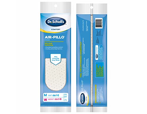 Dr. Scholl's Insoles Air-Pillo Cushioning - 3 Pairs (Men's Sizes 7-13 & Women's Sizes 5-10)