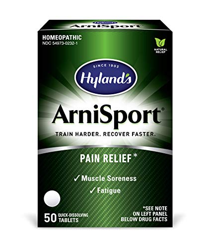Hyland's Arnica for Post Workout Muscle Relief, 50 Count Quick Dissolving Tablets