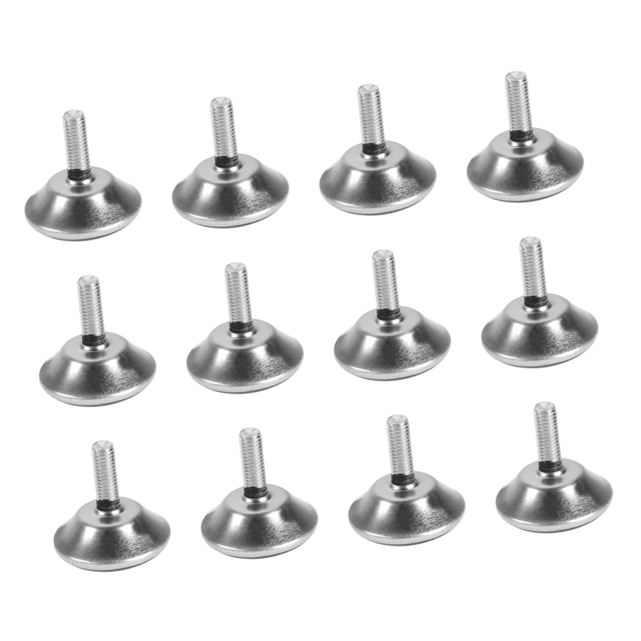 Healeved Universal Adjustable Furniture Foot Pads 20pcs Set 40mm Leveling Feet M8 Thread Design for Office Home