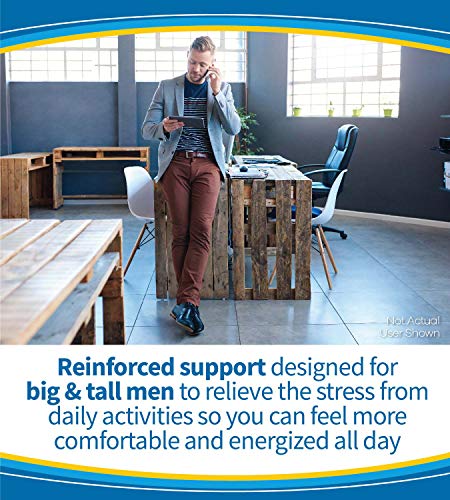 Dr. Scholl’s Extra Support Insoles Superior Shock Absorption and Reinforced Arch Support for Big & Tall Men to Reduce Muscle Fatigue So You Can Stay on Your Feet Longer (for Men's 8-14)
