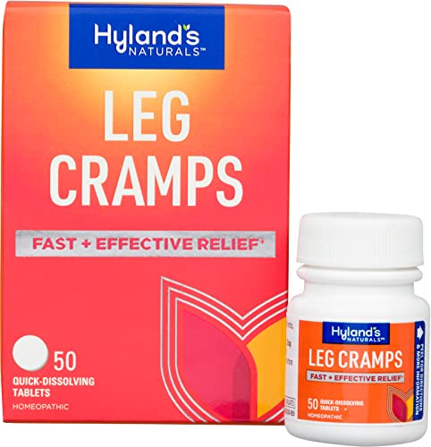 Hyland's Leg Cramps Tablets, Natural Relief of Calf, Leg and Foot Cramp, 50 Count