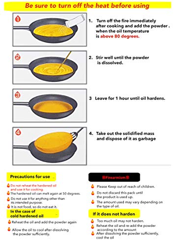 Waste Cooking Oil Powder (pack of 6)
