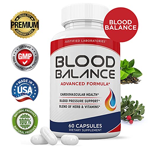 (5 Pack) Blood Balance Advanced Formula 620MG All Natural Supplement Pills 300 Capsules