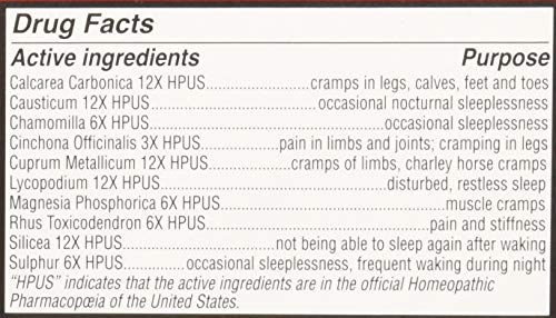 Hyland's Leg Cramps PM Tablets 50 ea 50 Count (Pack of 2)