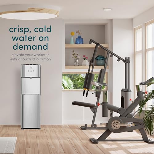 Avalon Limited Edition Self Cleaning Water Cooler Water Dispenser - 3 Temperature Settings - Hot, Cold & Room Water, Durable Stainless Steel Construction, Bottom Loading - UL Listed