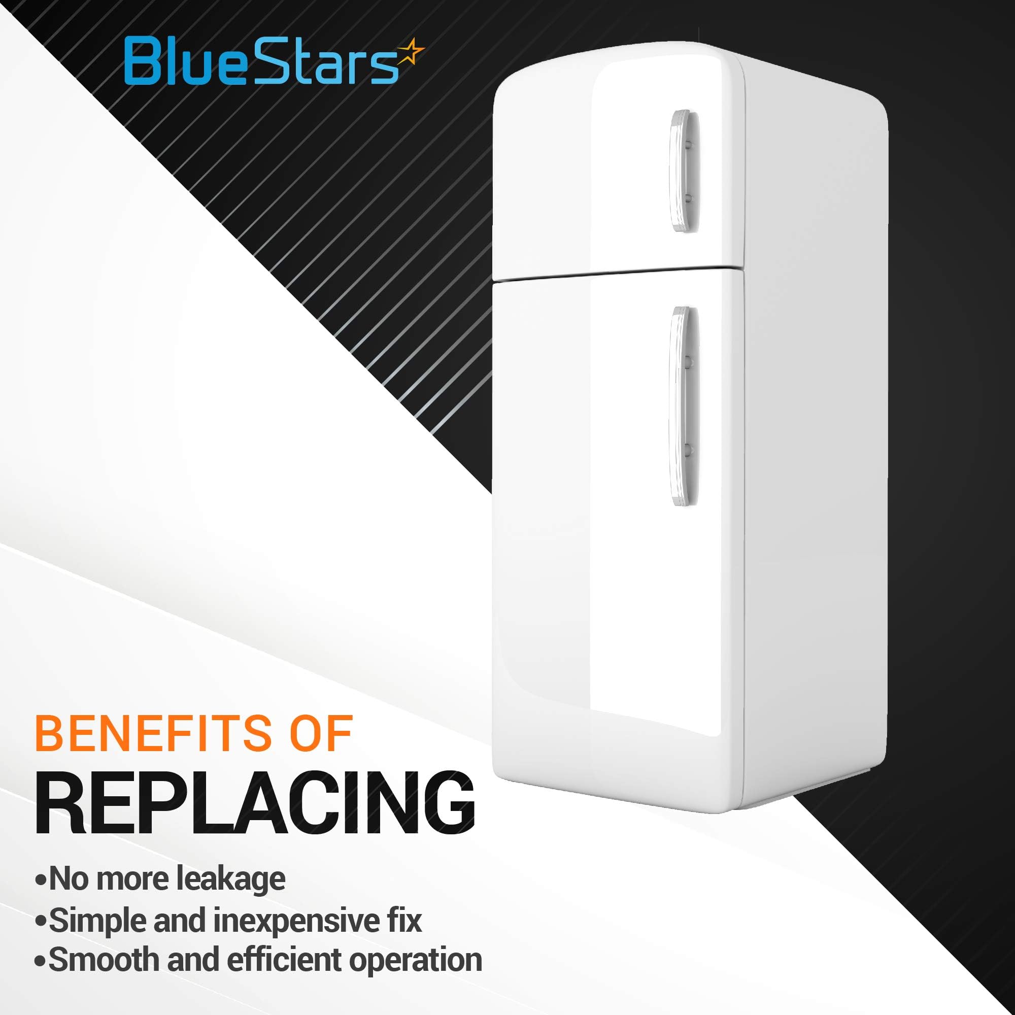 BlueStars 2-Pack 2206670B Dispenser Grille - Easy to Install, Compatible with Whirlpool and Kenmore Refrigerators - Replaces WP2206670B, W10171993, W10189532, WP2206670BVP