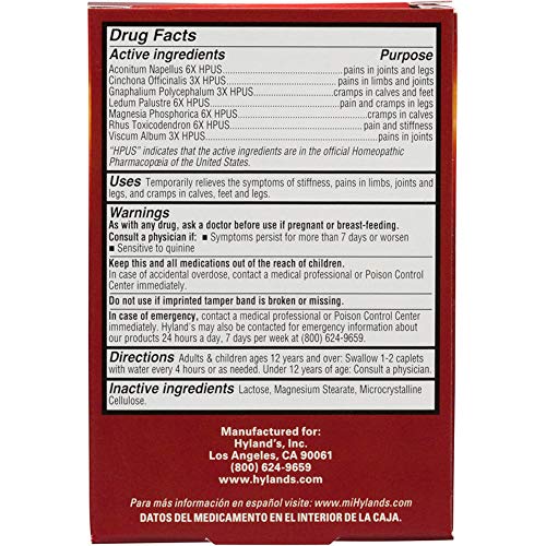 Hyland's Leg Cramps, Caplets, 40 ct. (Pack of 6)